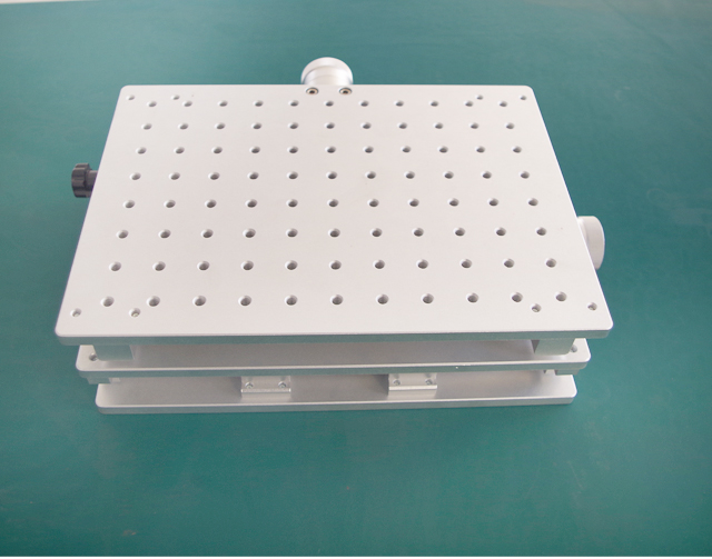2D Worktable X Y Axis Moving Table 300*200*90mm for Fiber Laser Marking ...