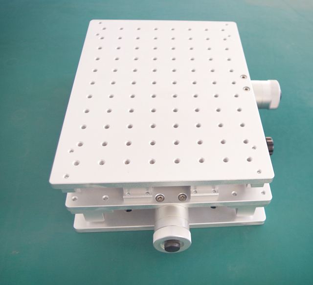 2D Worktable X Y Axis Moving Table 300*200*90mm for Fiber Laser Marking ...