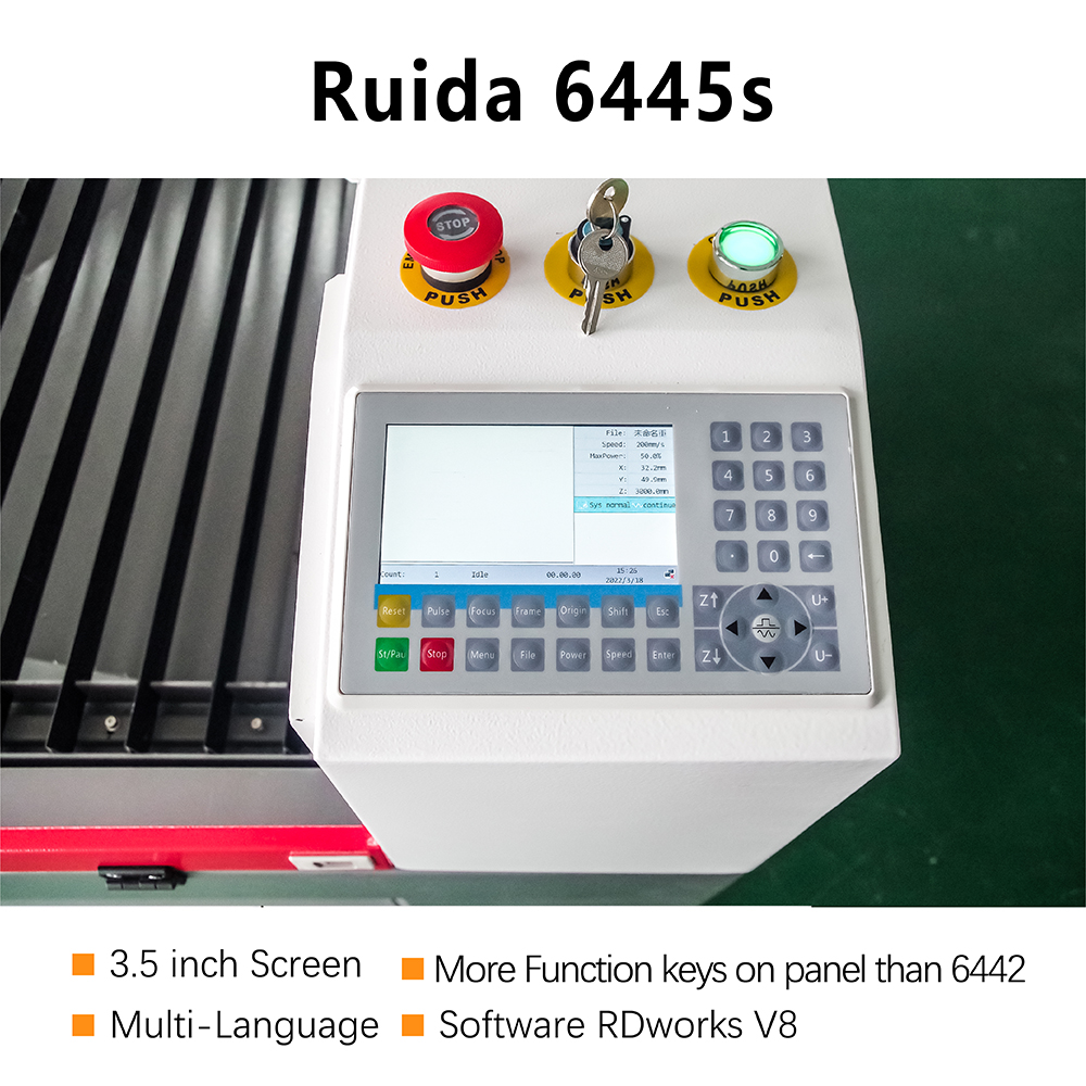 Ray fine 9060 100w laser CO2 engraver Ruida system 1390 laser cutting ...